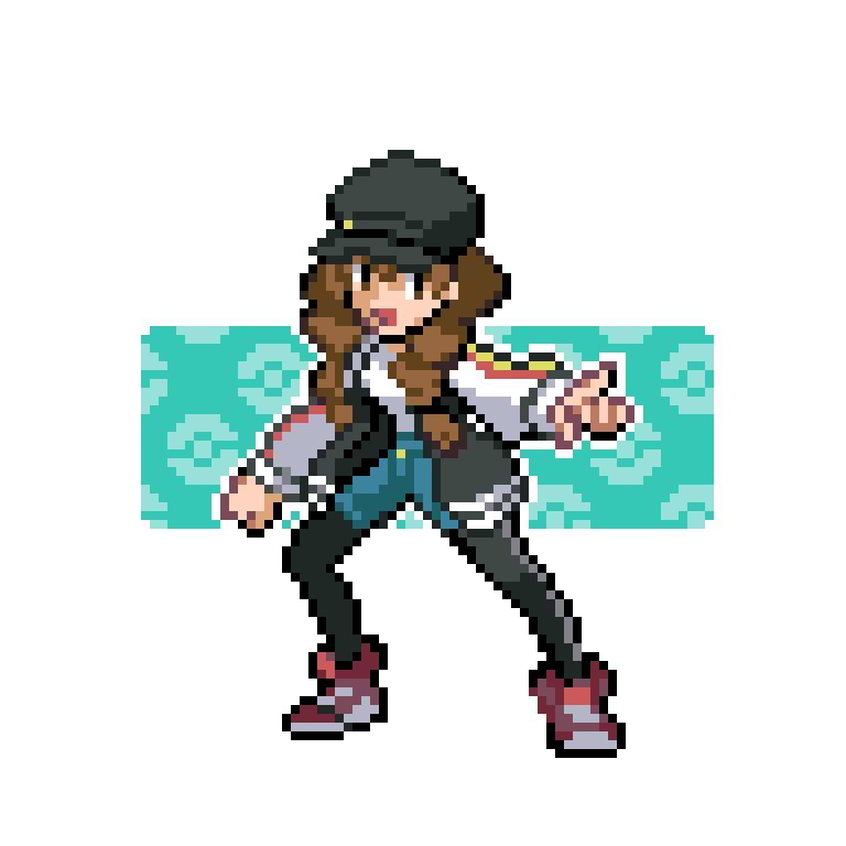 Pokemon Trainer Sprite Gif The Popular Pokemon Trainer Blue Sprite