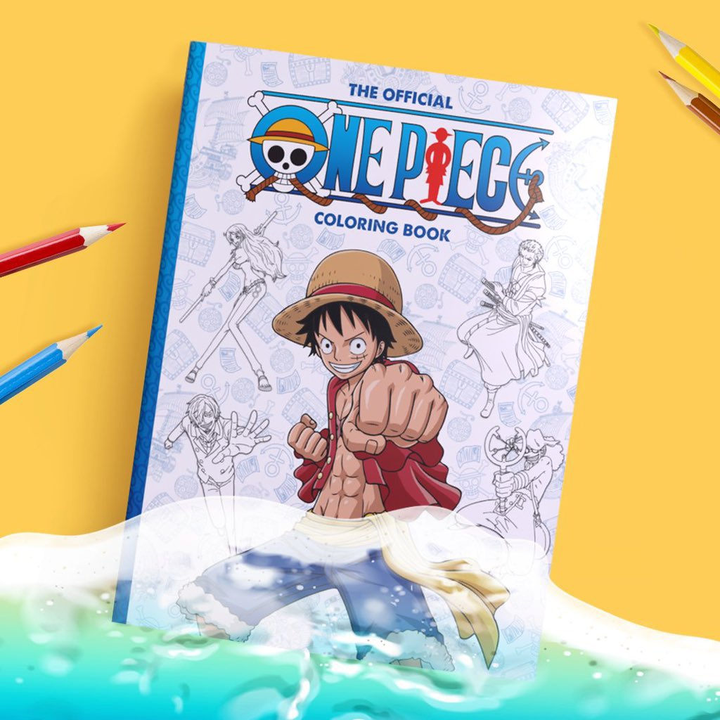 One Piece Coloring Book Tje Pficial One Piece Coloring Book! #fyp