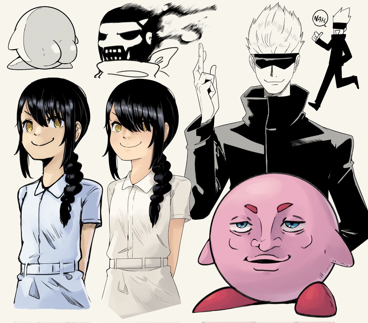 「Testing some stuff while drawing completely random shit 」Wanderjegsonの漫画