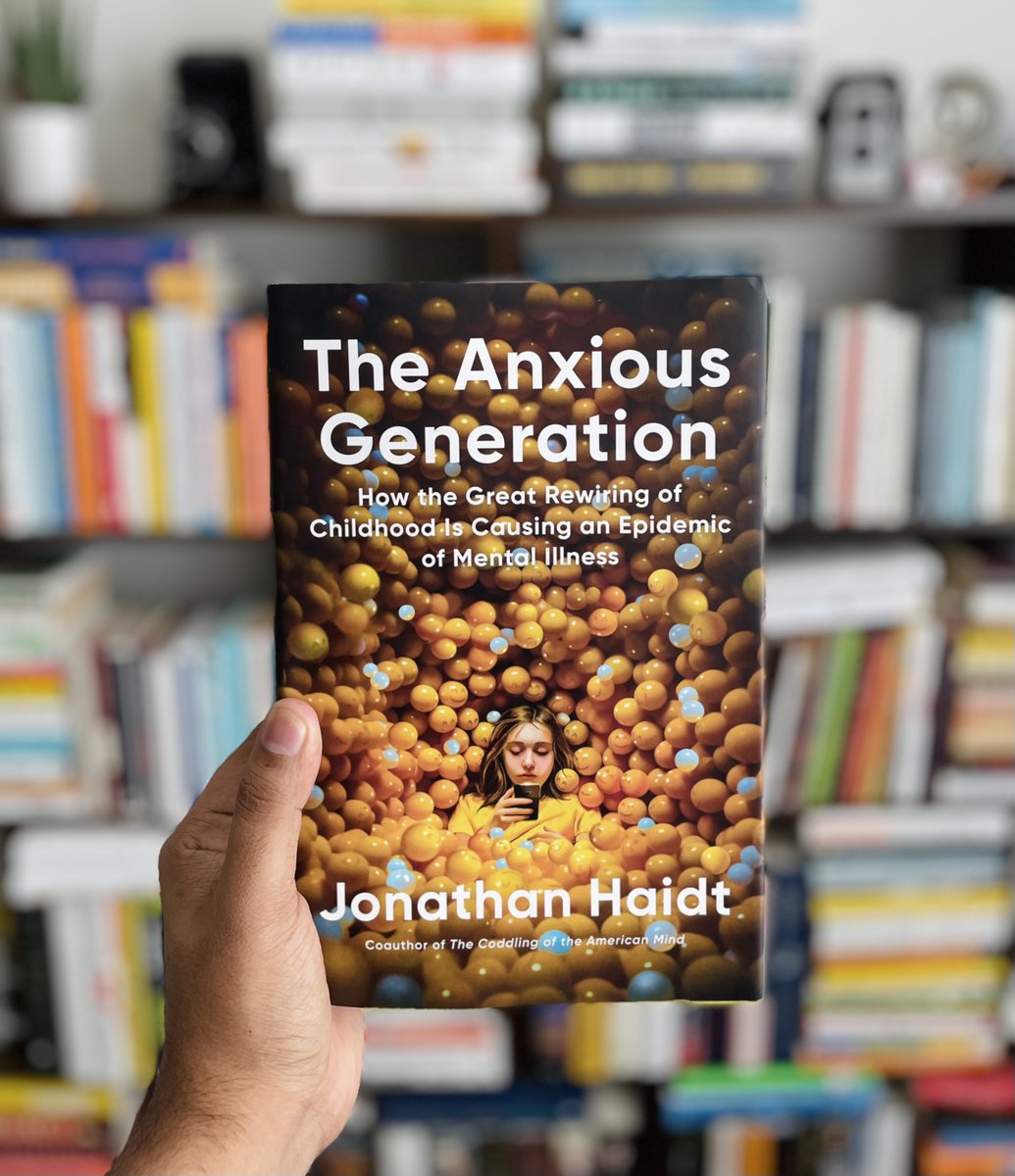 “The Anxious Generation by Jonathan Haidt” This book explains why it ...