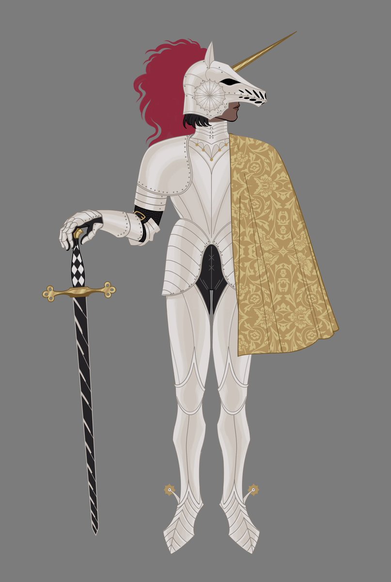 「Bishop and Knight bishop has a tiny pois」|Devilwoman Sobstoryのイラスト
