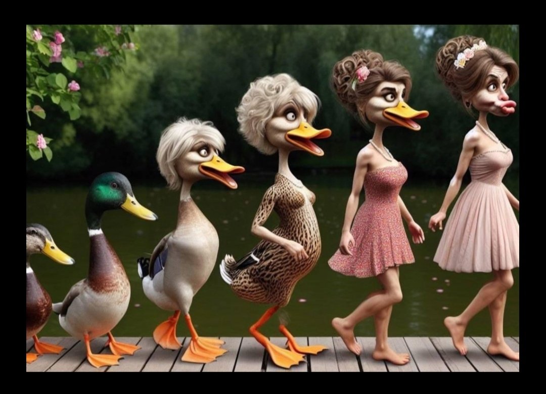 Duck Face Origin Memes I Looked In The Mirror Original Duck | TikTok