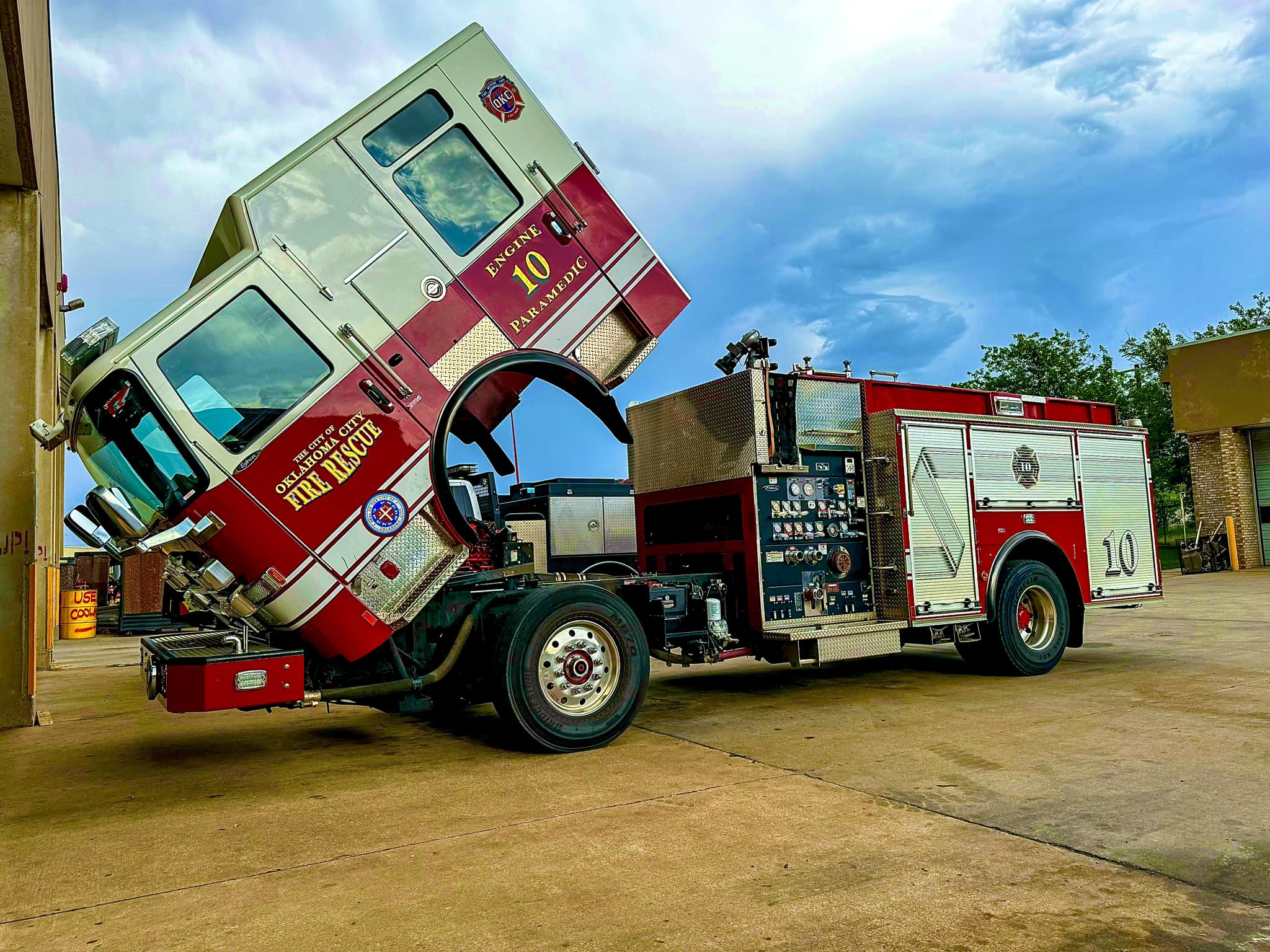 Oklahoma City Fire Department Logo Parents Praise OKC FF Disciplined