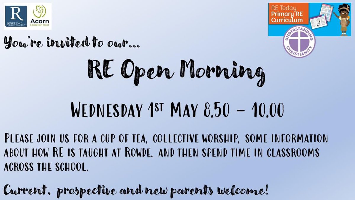 Welcome to Rowde C of E Primary Academy