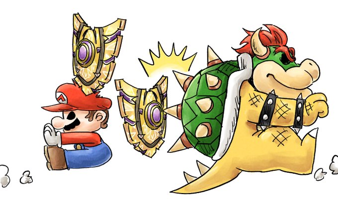 「bowser red headwear」Fan Art(Popular)