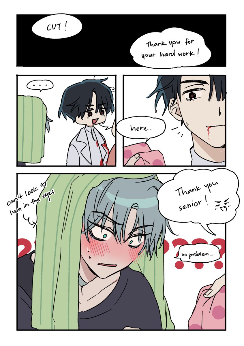 「i need more of this genre of ivan... just blushy.. falling i」choco 🍮の漫画