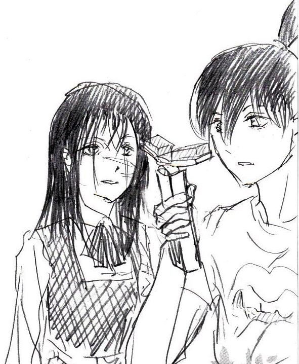 チェンソーマン「「これは使える」 「そうね」 #チェンソーマン 」kameji@西野美容室の漫画