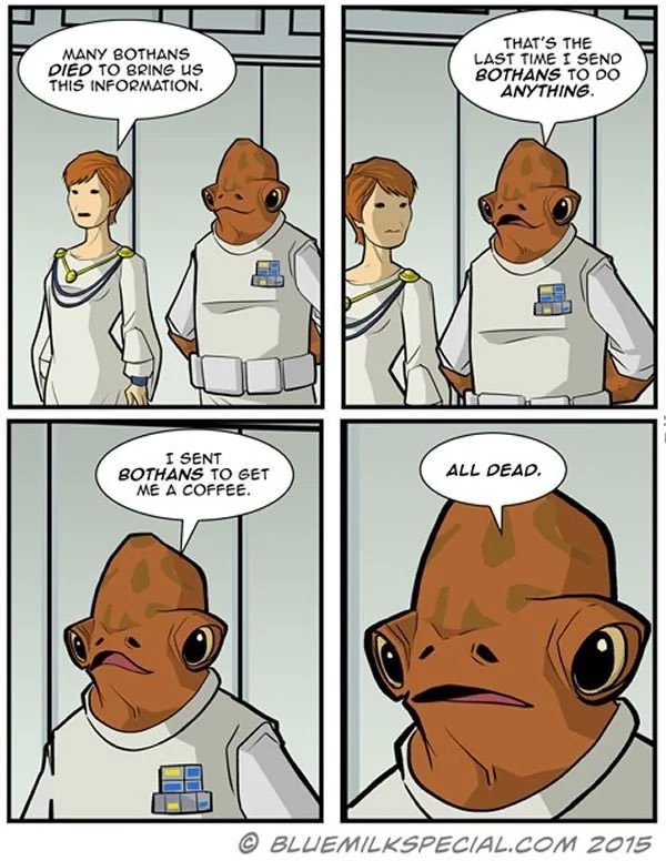 General Ackbar Quotes It's A Trap": Darth Vader Replies To Admiral