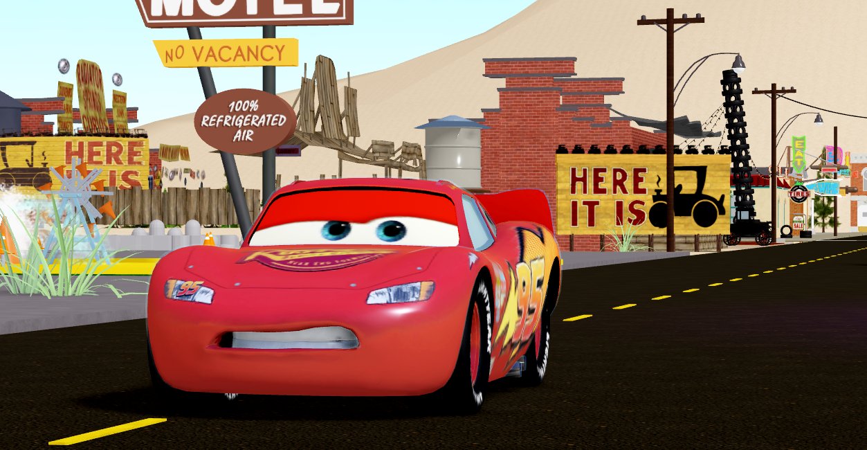 Lightning Mcqueen Radiator Springs Roblox