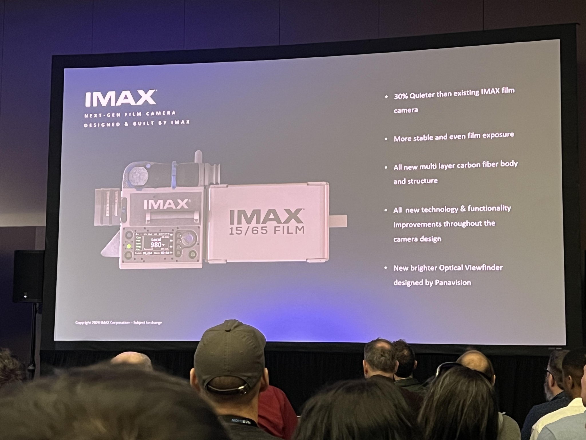 IMAX reveals Next-Gen 70mm Film Cameras (30% quieter, lots of new technical features) | ResetEra