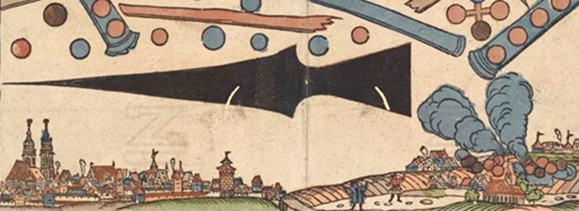 1 🧵 On April 14, 1561, the people of Nuremberg saw what seemed to have ...