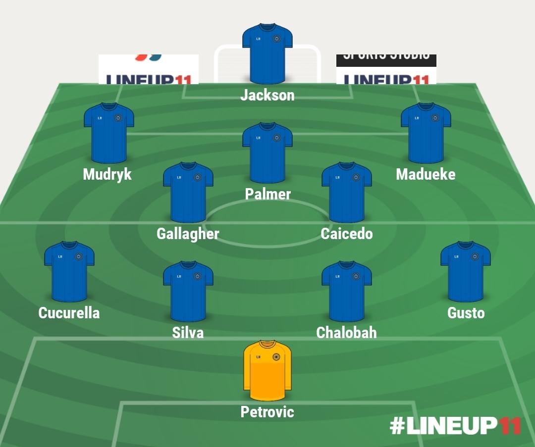 Chelsea Line Up