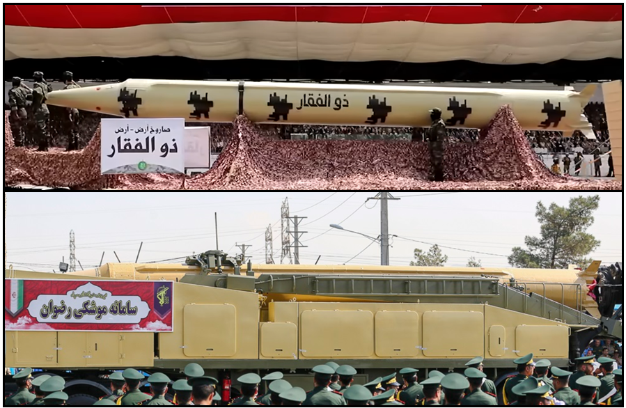 Thread of missiles used in Iran's 'Operation True Promise' against ...