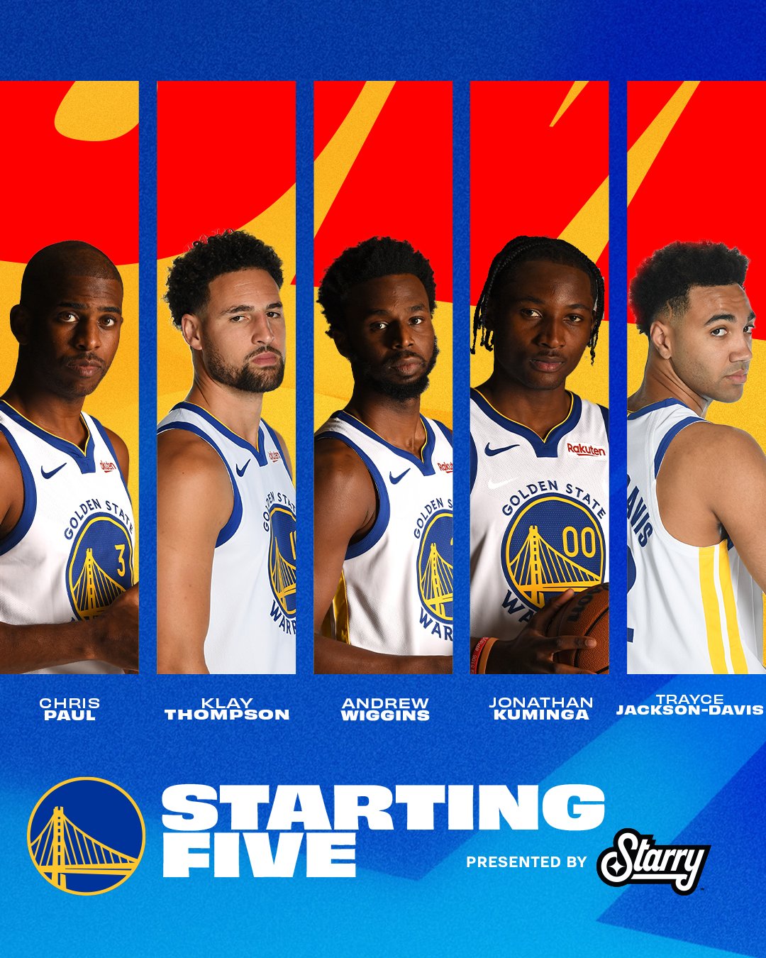 Warriors Starting Lineup 2014