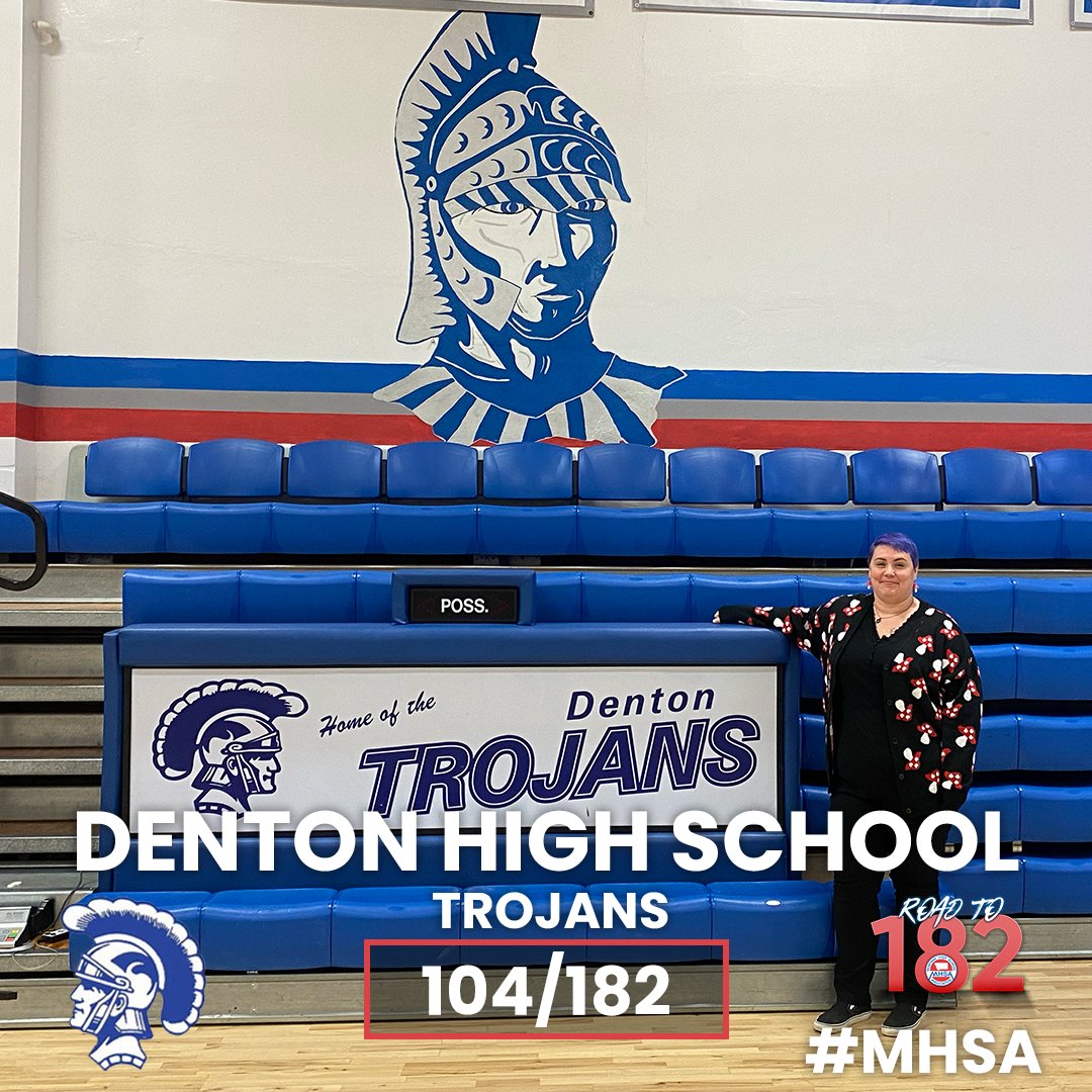 Mhsa Logo Montana High School Association على X: "(104/182) Denton