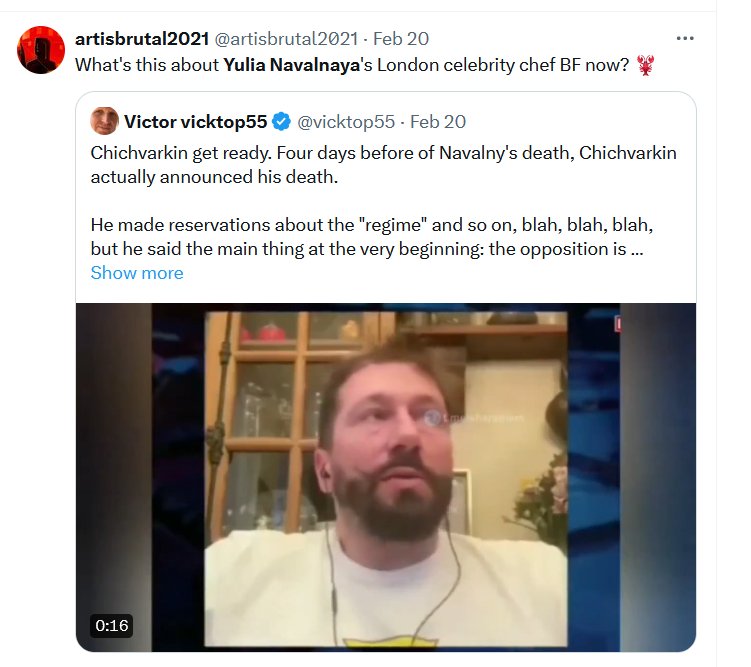 Lord David Cameron and Yulia Navalnaya 🦞🍿🎶 - Thread from ...