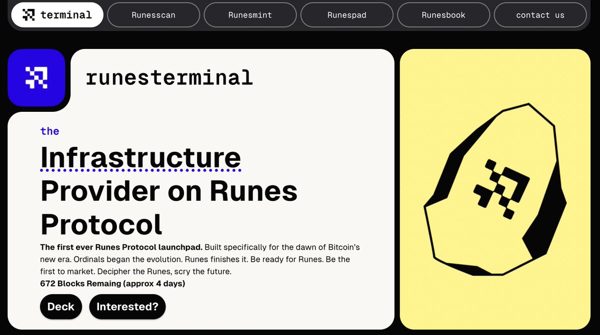 1/ #RUNES ecosystem is a 100x opportunity that is starting in 4 days ...