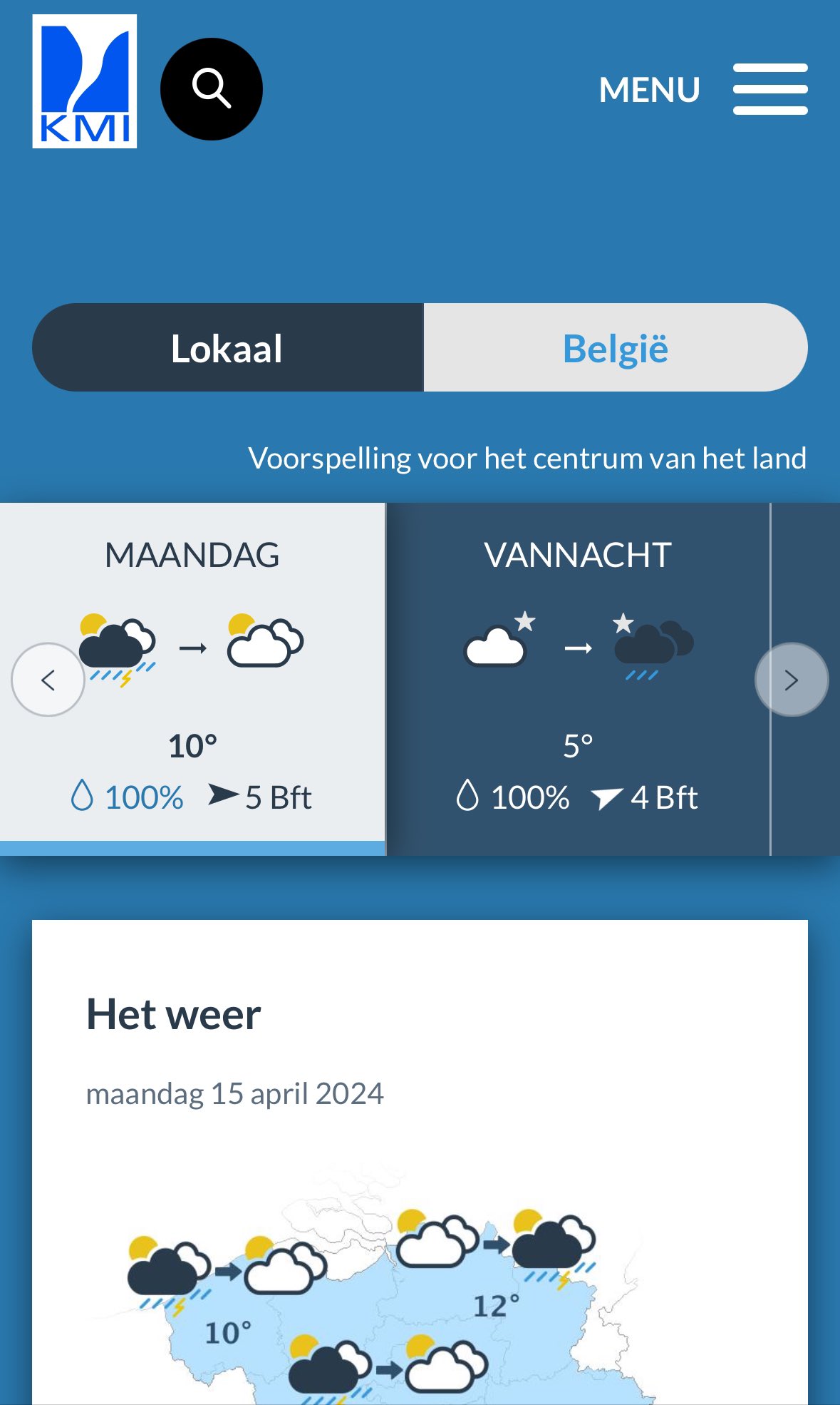 Kmi Belgie KMI Pollen