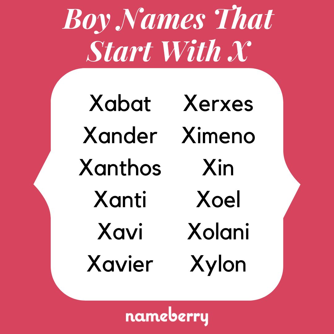 X Names For Boys Italian Girl Names Starting With X