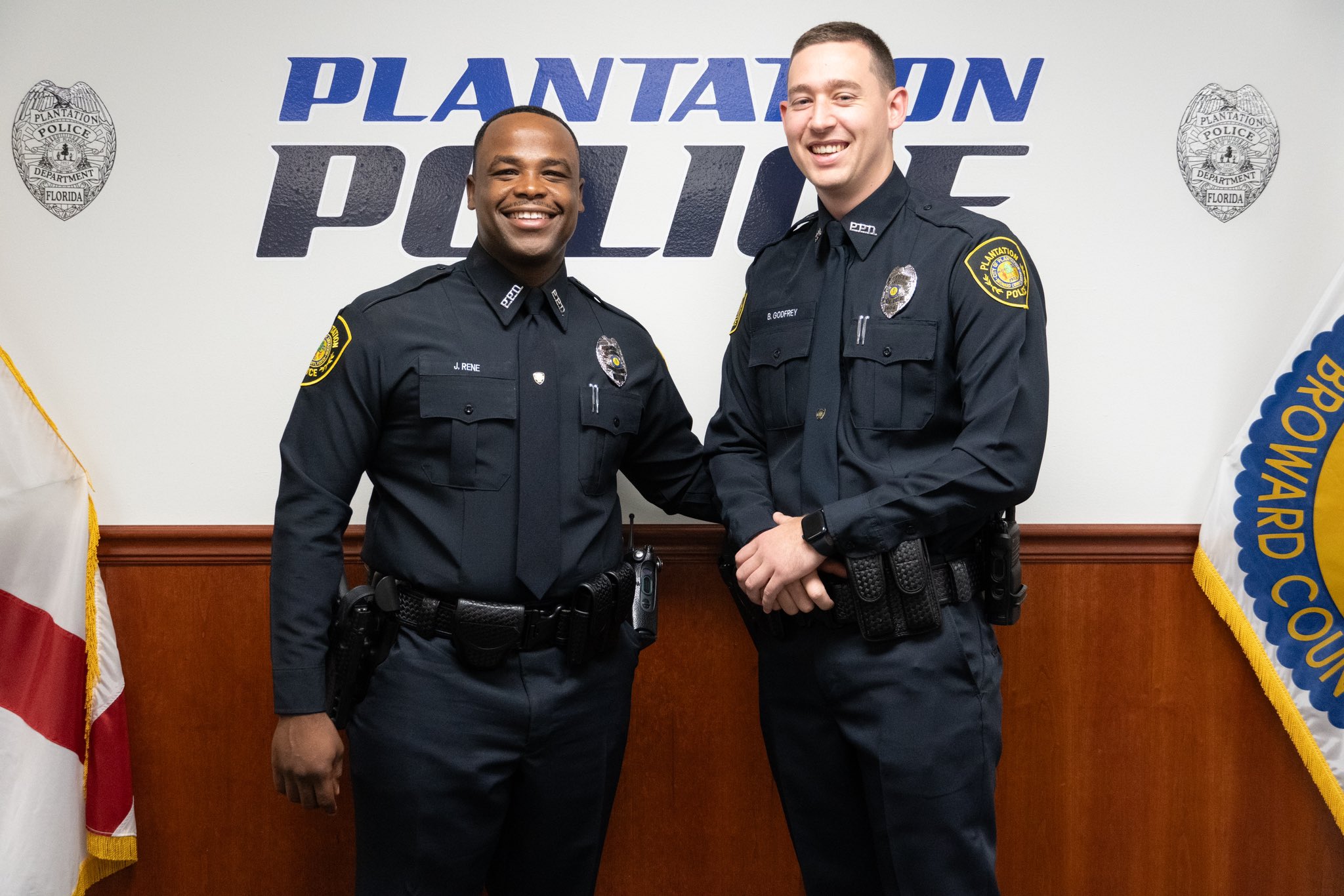Plantation Police Department Please Join Us In Congratulating Our