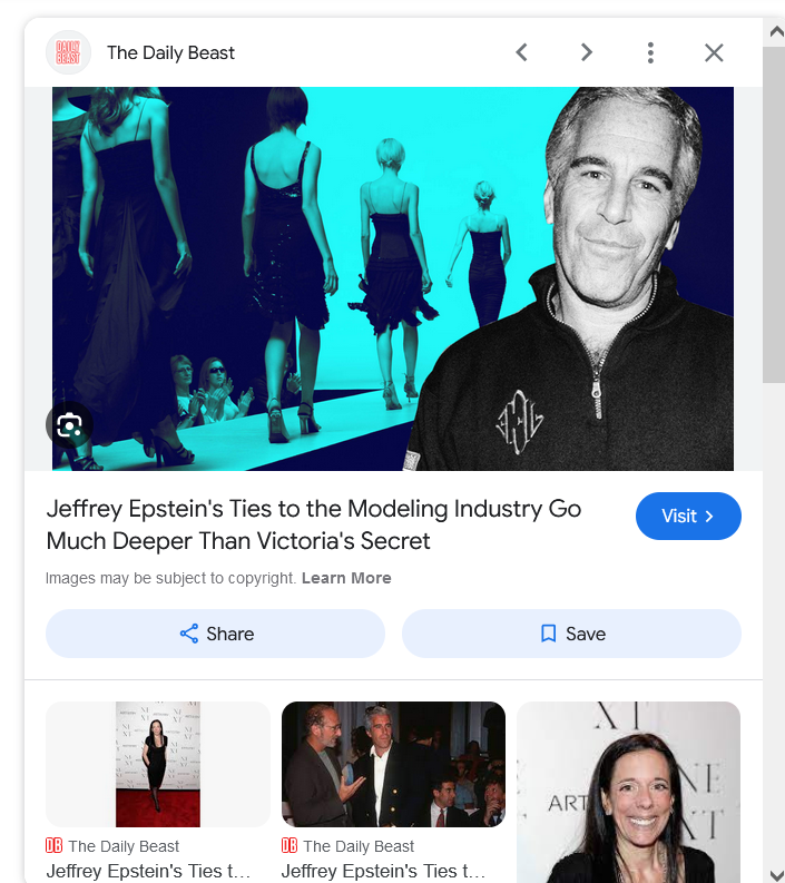 "Jeffrey Epstein’s connections to the modeling industry included ...