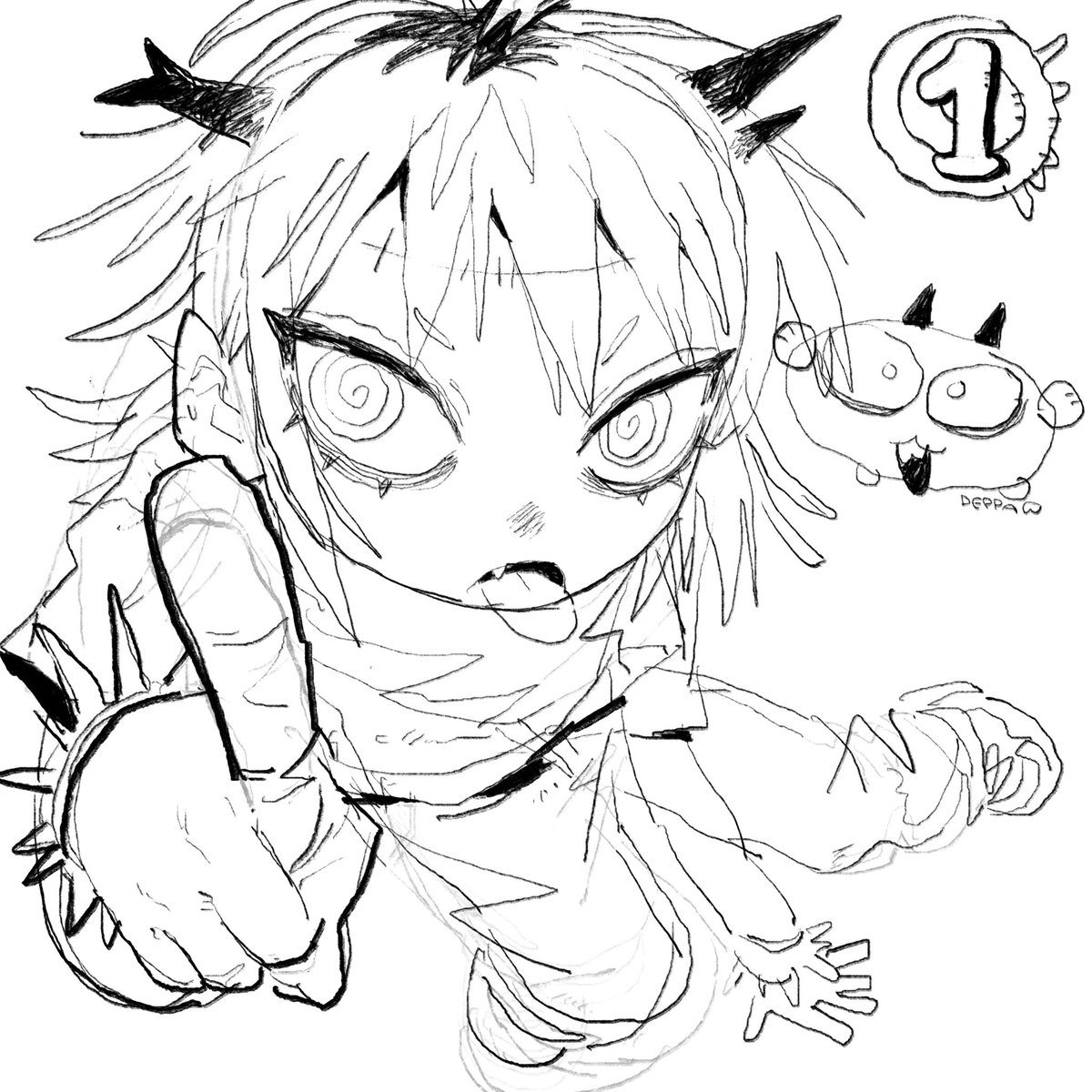 「skeb 」DEPPA🦷の漫画