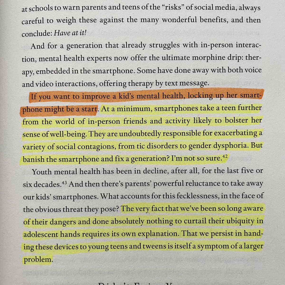 “Bad Therapy by Abigail Shrier” The best book I've read this year. 10/ ...