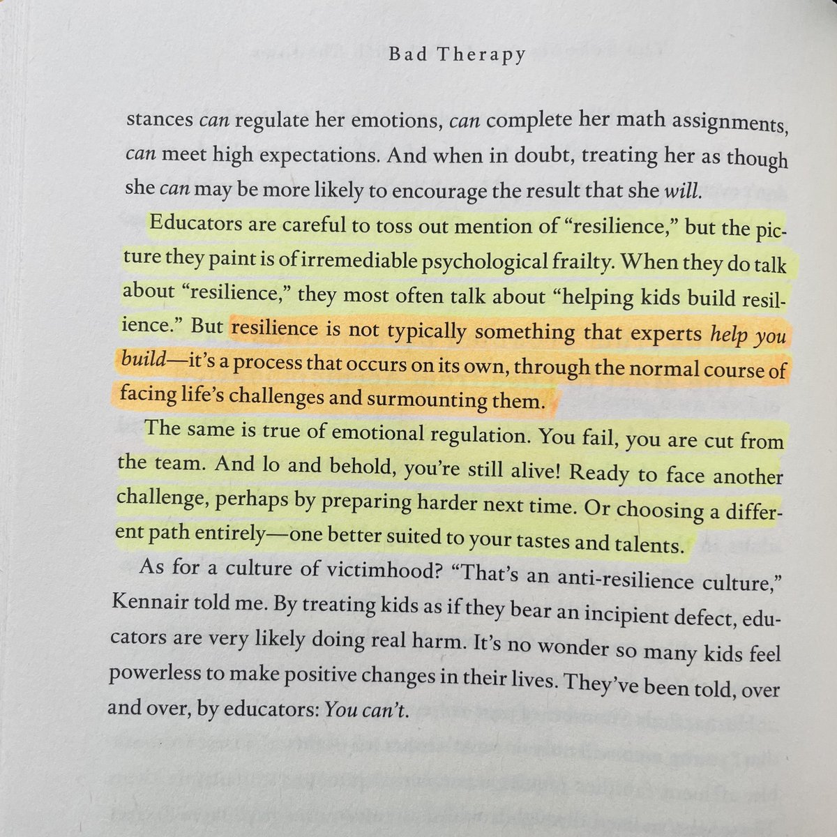 “Bad Therapy by Abigail Shrier” The best book I've read this year. 10/ ...