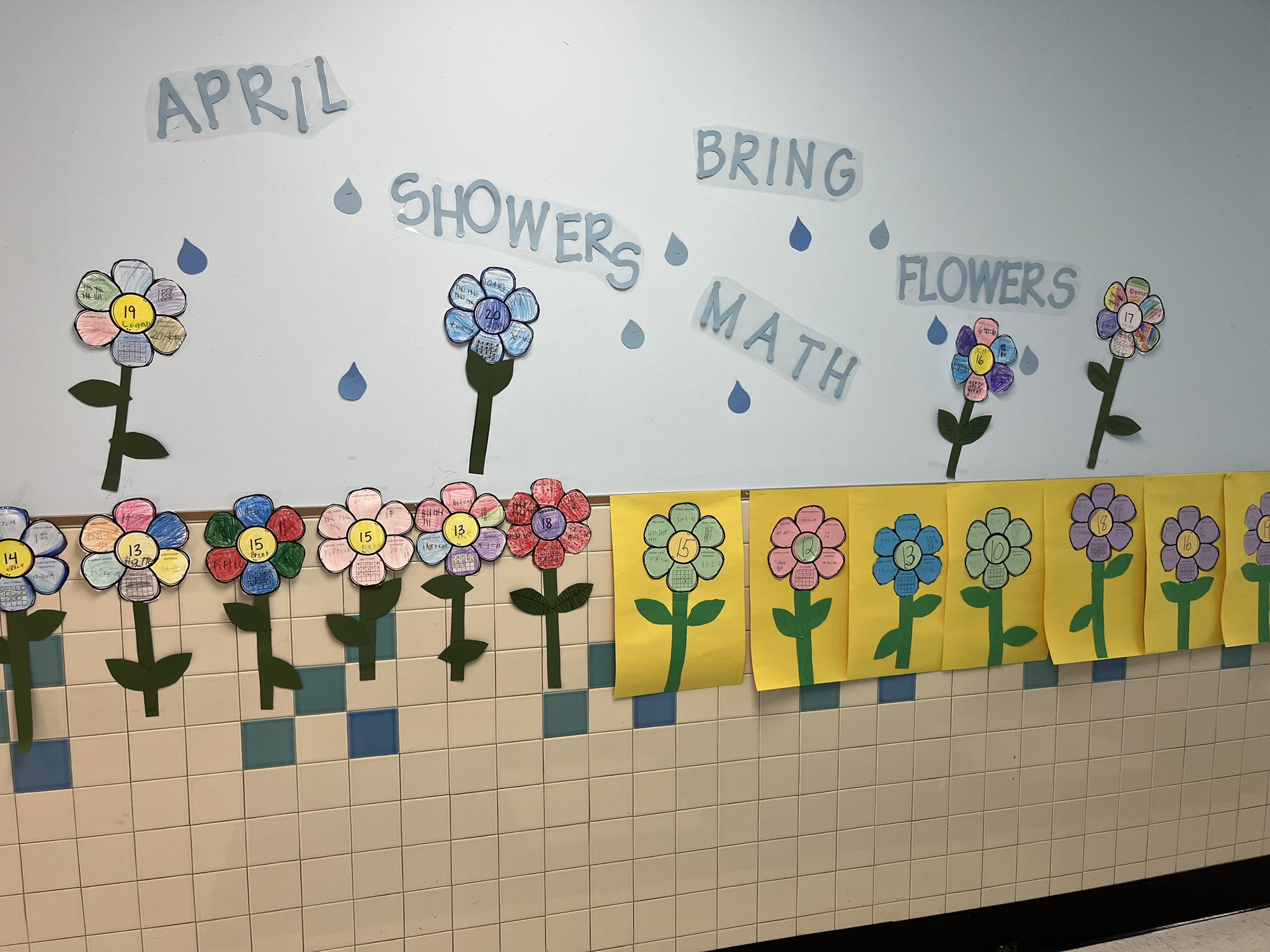 April Showers Bring Math Flowers April Showers Bring May Flowers