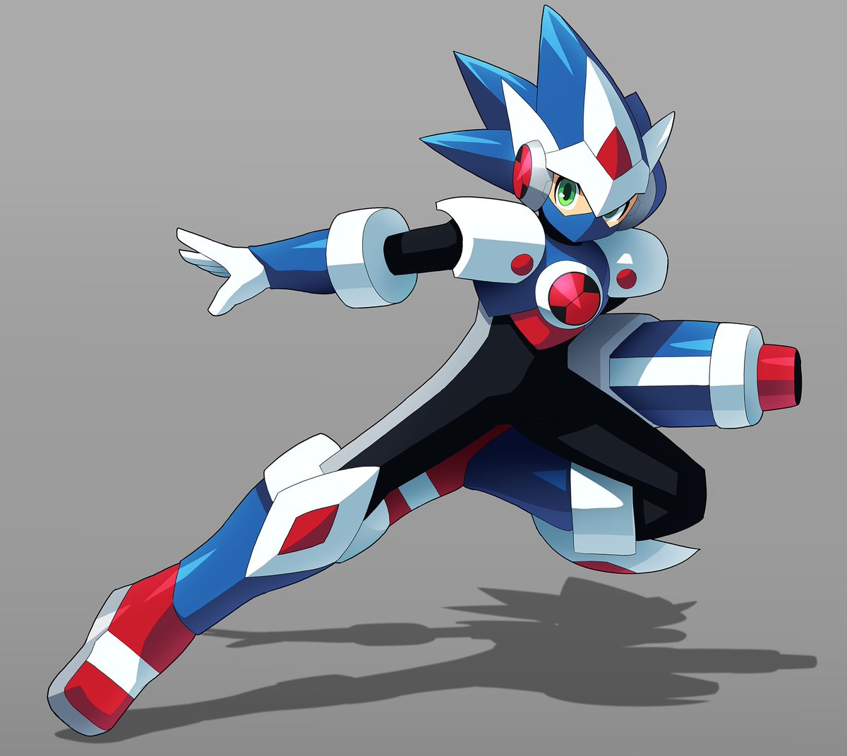 「MegaMan.EXE version, Sonic Soul #megaman」|ultimatemaverickxのイラスト