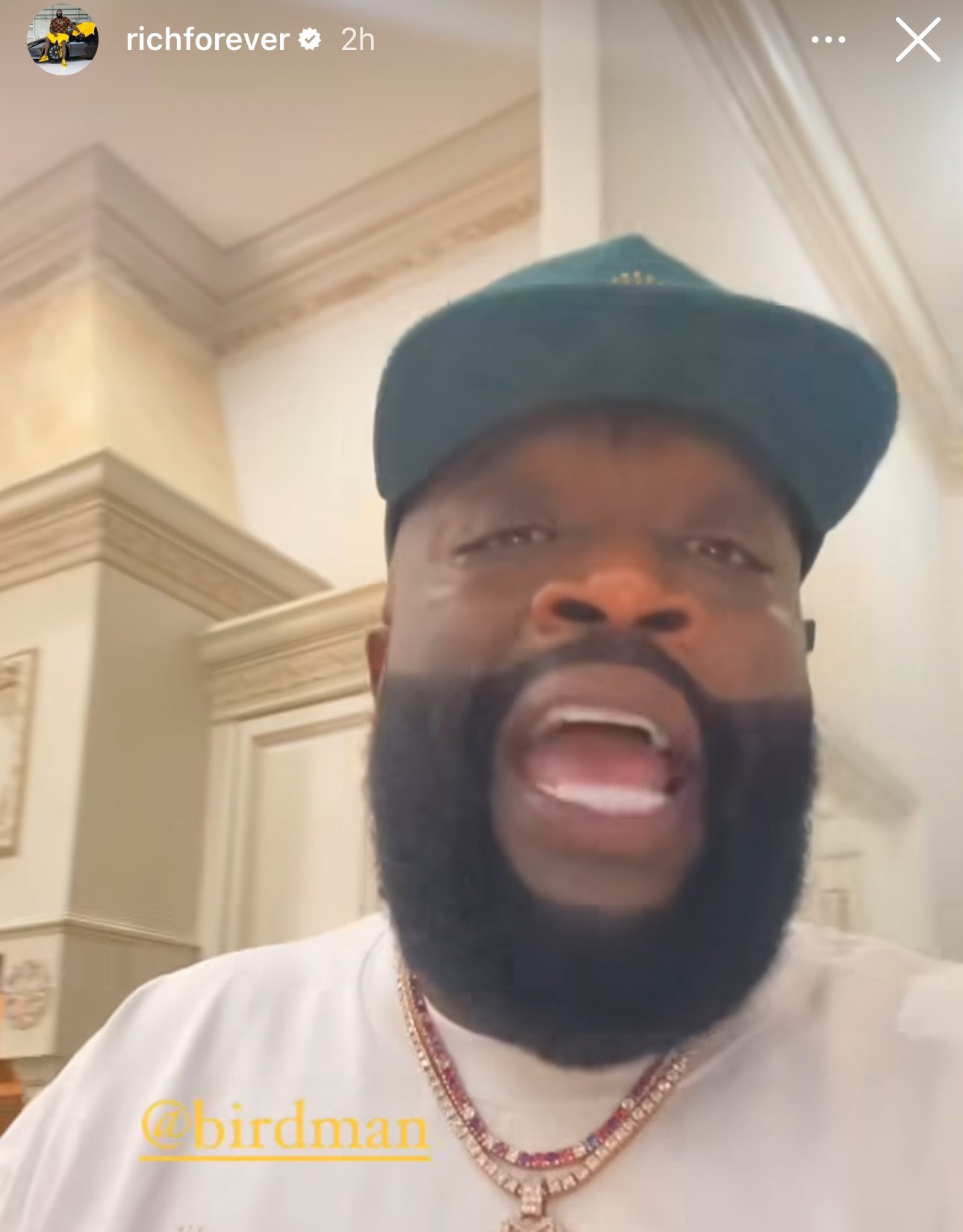 Rick Ross With Hair Rick Ross: A Day In The Life In New York City