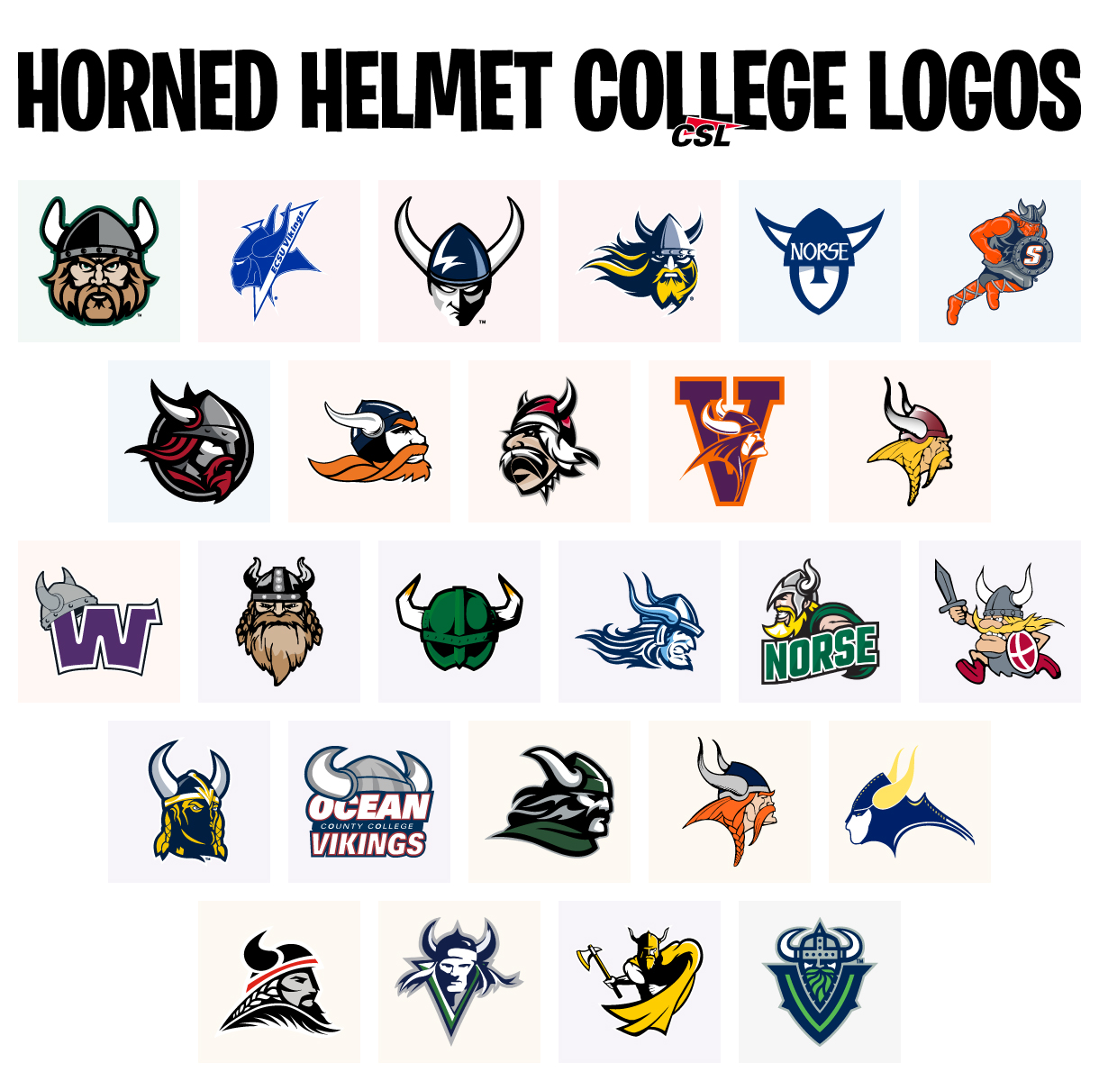 College Sports Teams Logos