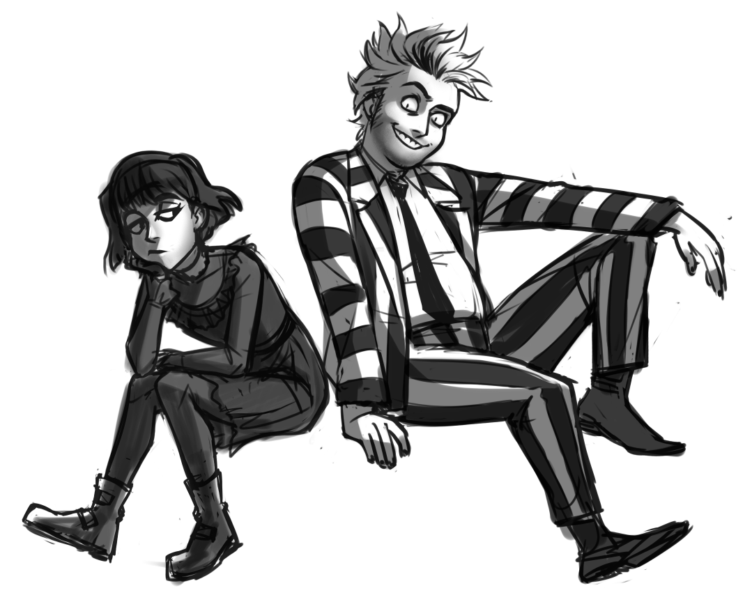 「i miss my beetlejuice the musical era 」|Spike R. Monster 💀のイラスト