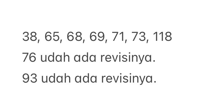 ‼️‼️ Part Alle River memang banyak yang aku hapus. Ada sekitar 9 part ...