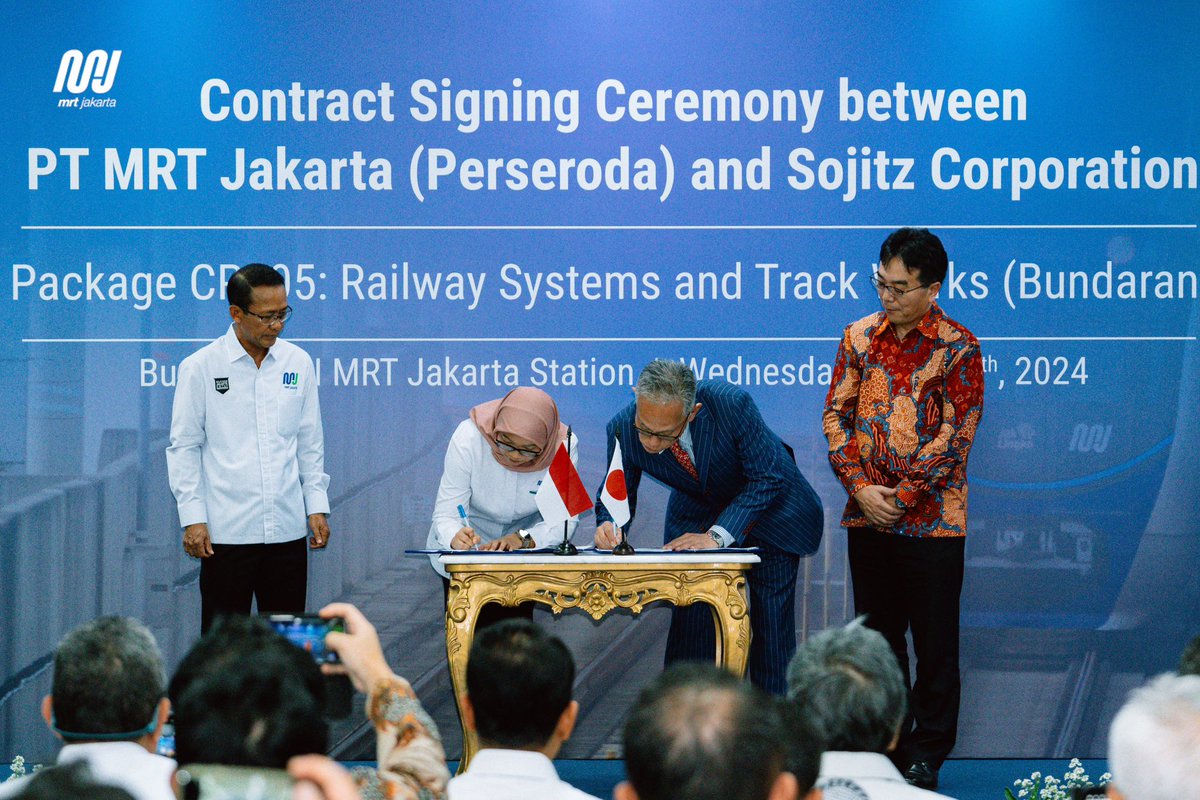 MRT Jakarta (Perseroda) dan Sojitz Corporation Sepakati Perjanjian ...
