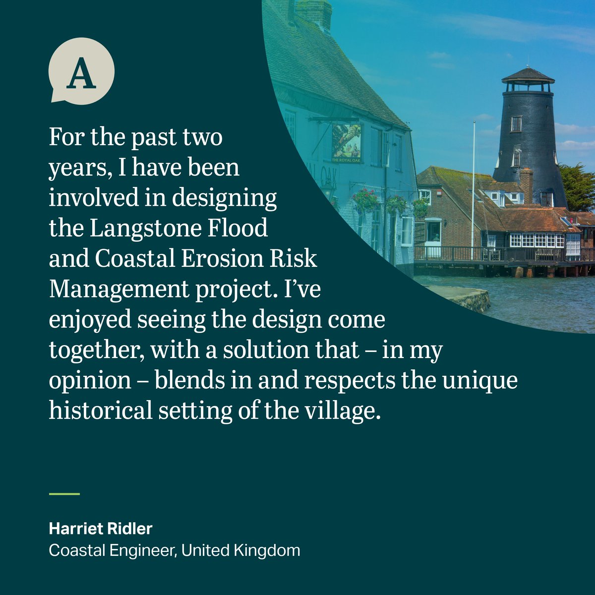 AECOM Coastal Engineer Harriet Ridler works on climate resilience