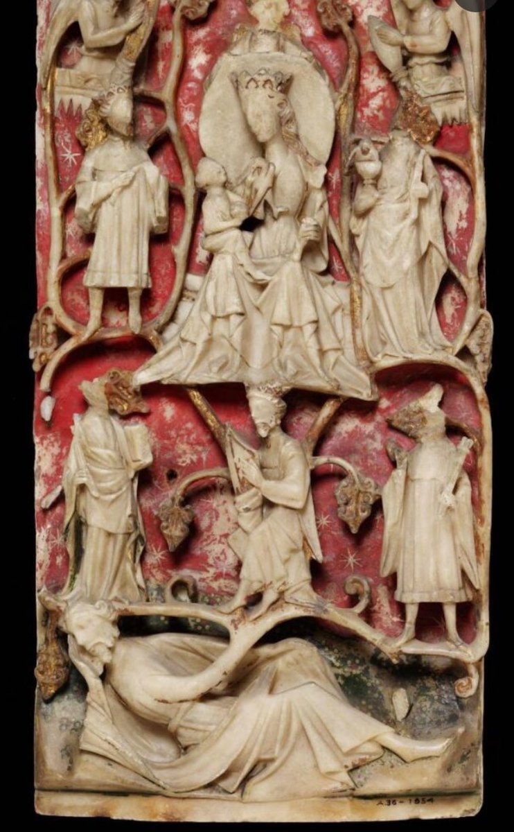 They call this the Tree of Jesse, saying it represents the genealogical ...