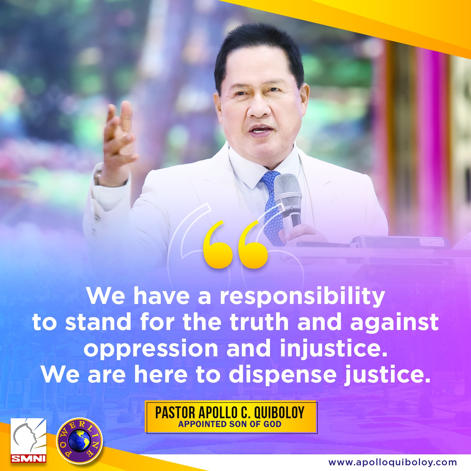 Quiboloy Quotes Pastor Apollo C. Quiboloy On X: "We Have A