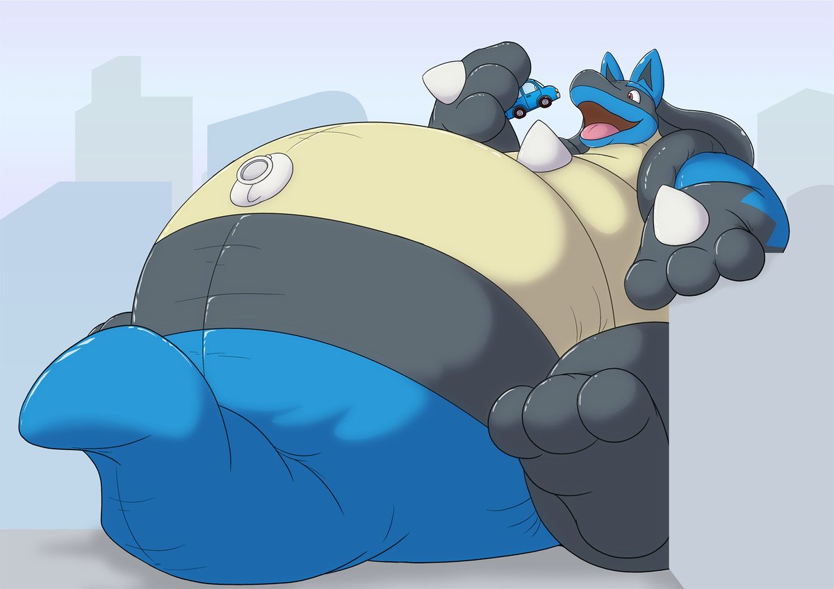 Inflated Lucario Pokemon Lucario Inflatable Blow Up Collectible Riolu