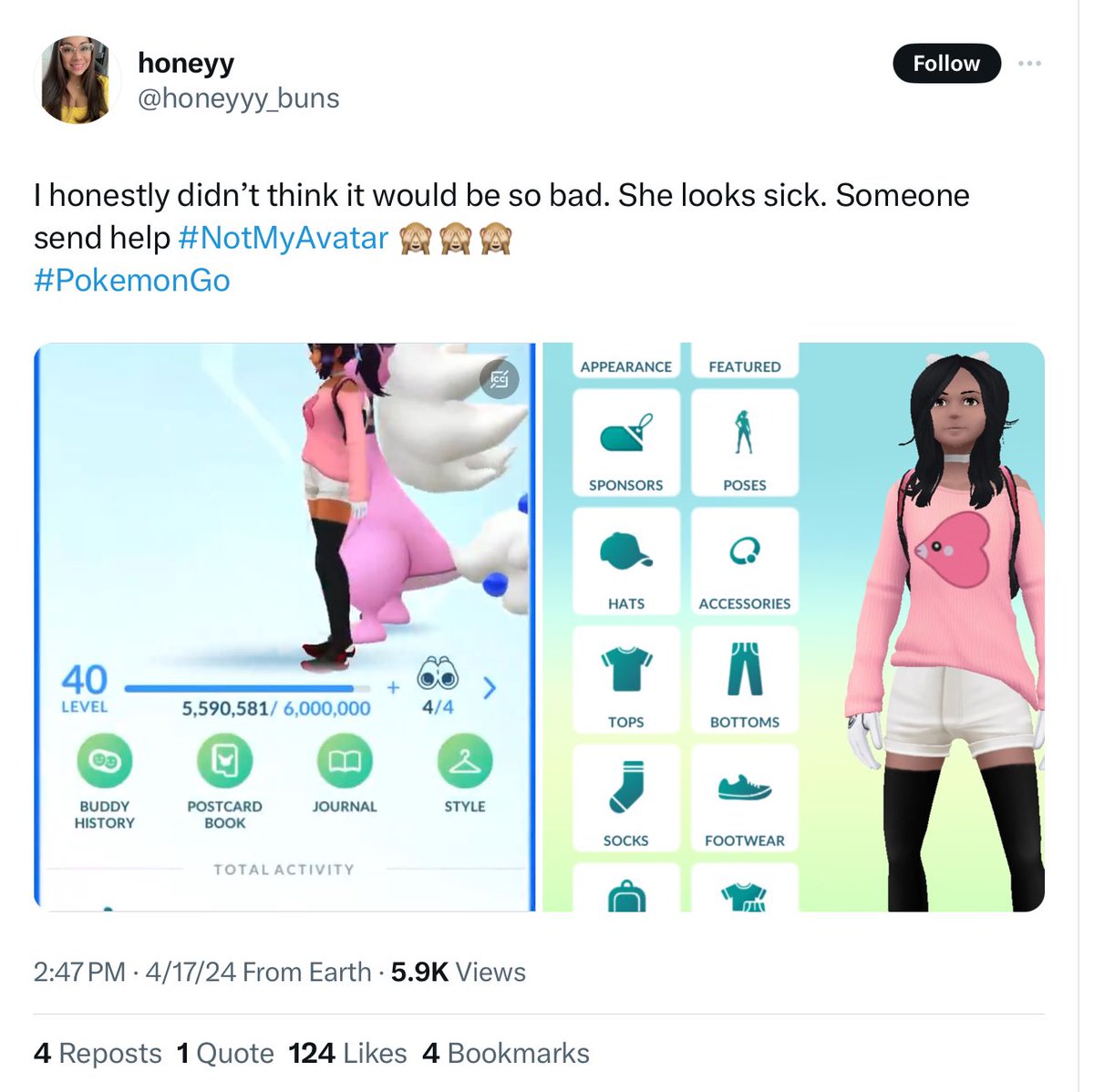 Pokémon Go update eliminates gender. Players now adjust "chest," "hip ...