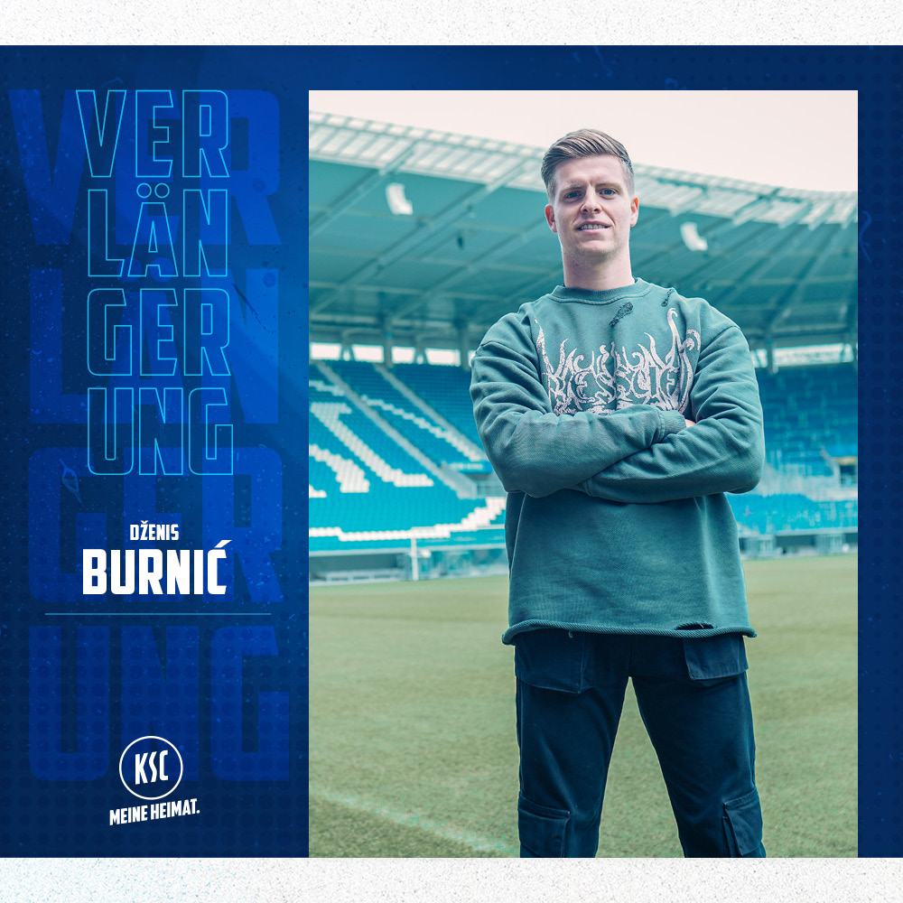 KSC: Burnic unterschreibt neuen Vertrag
