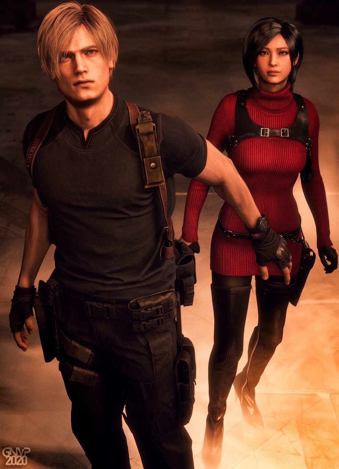 Ada Wong E Leon Kennedy Amam Resident Evil 2 Remake Ada Wong GIF