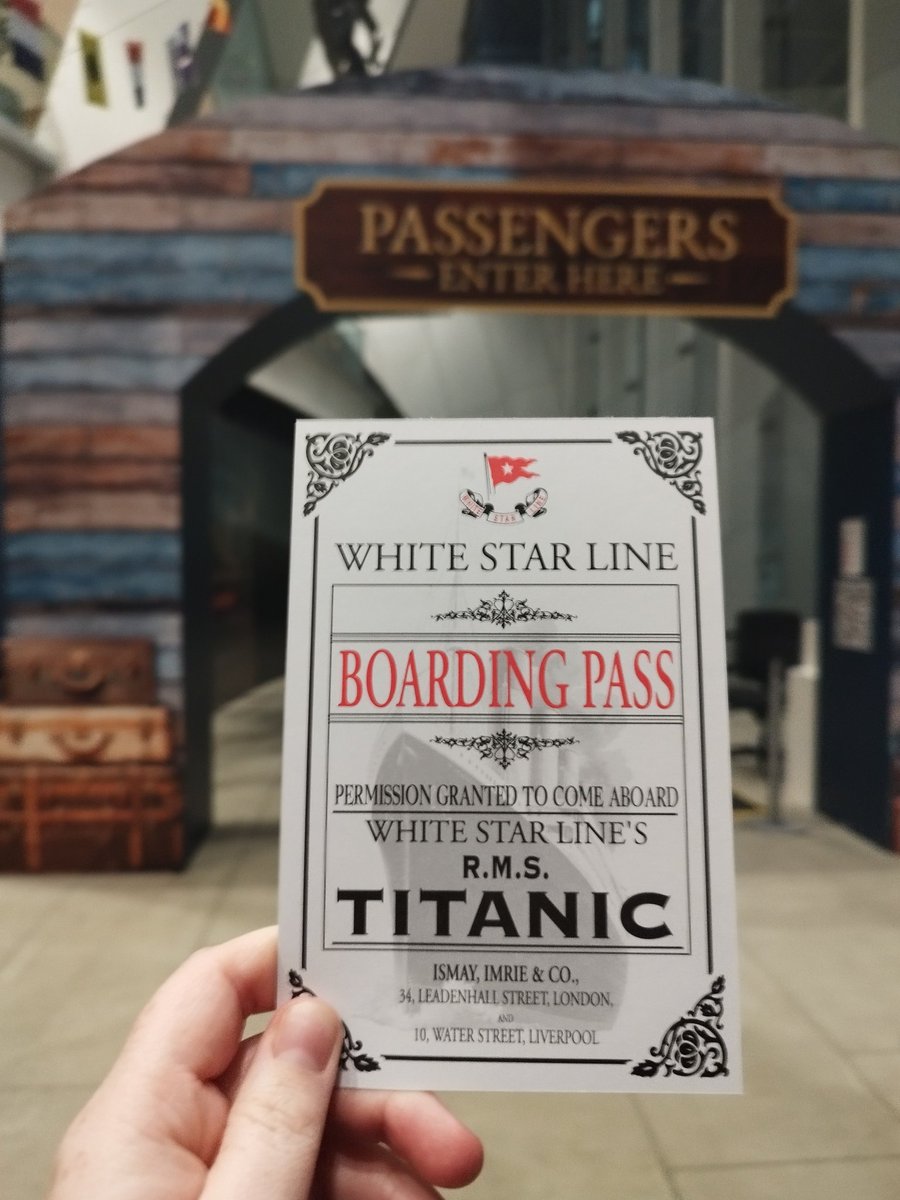 Titanic Boarding Pass Printable