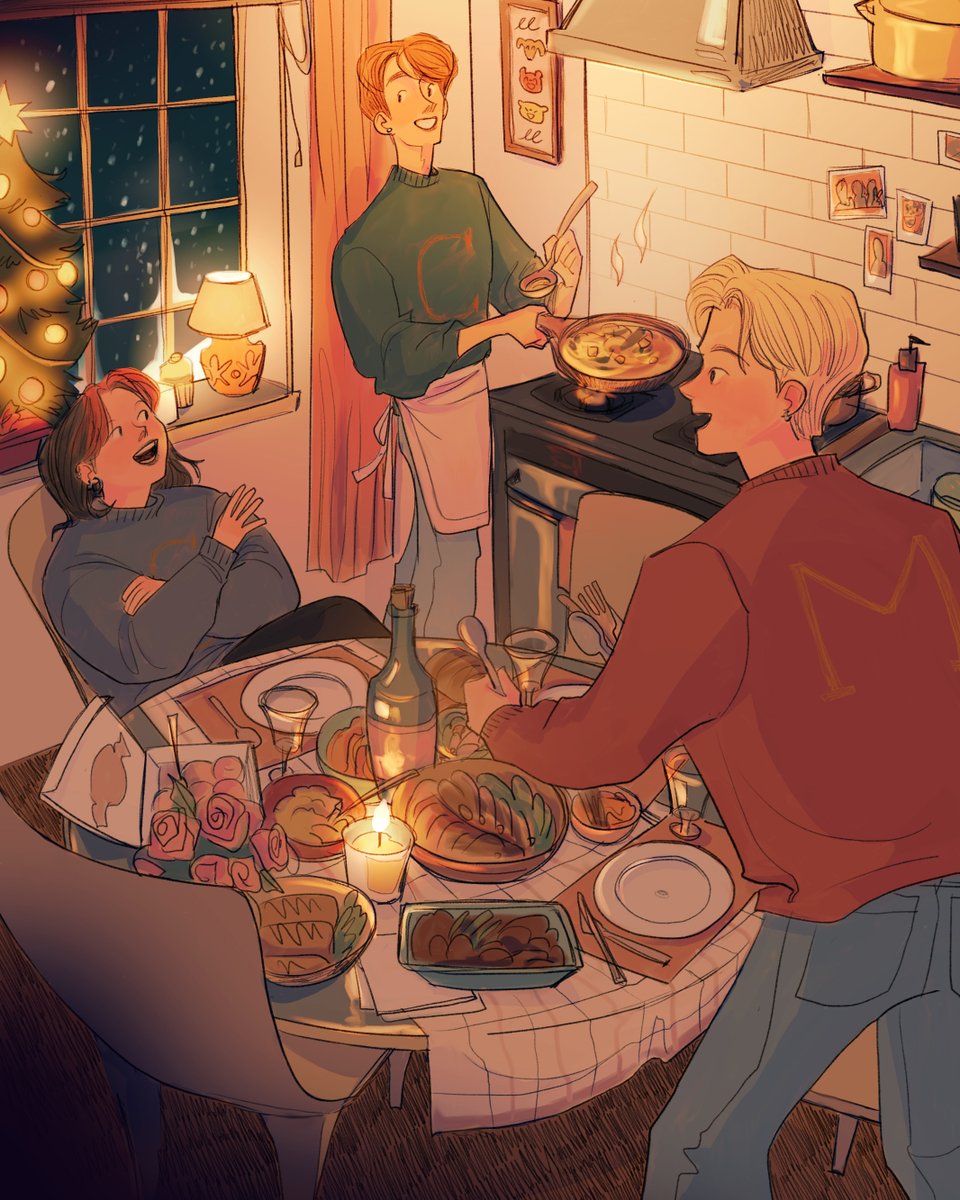 「Commissions are now open~ sign are som」|nooshのイラスト