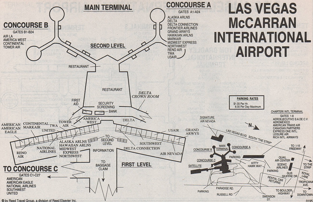 Mccarran International Airport Map
