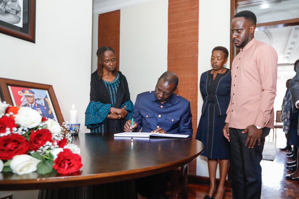 I am proud I appointed Gen. Ogola the Chief of Defence Forces. He ...