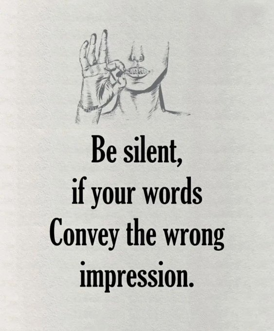 8 Situations Where You Should Stay Silent. 1. - Thread from Mindful ...
