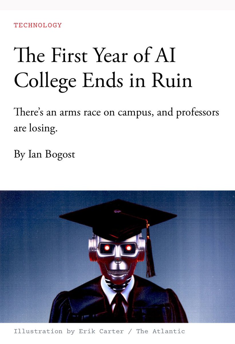 Chatbot Ai has created a monster in the grade school/high school system ...