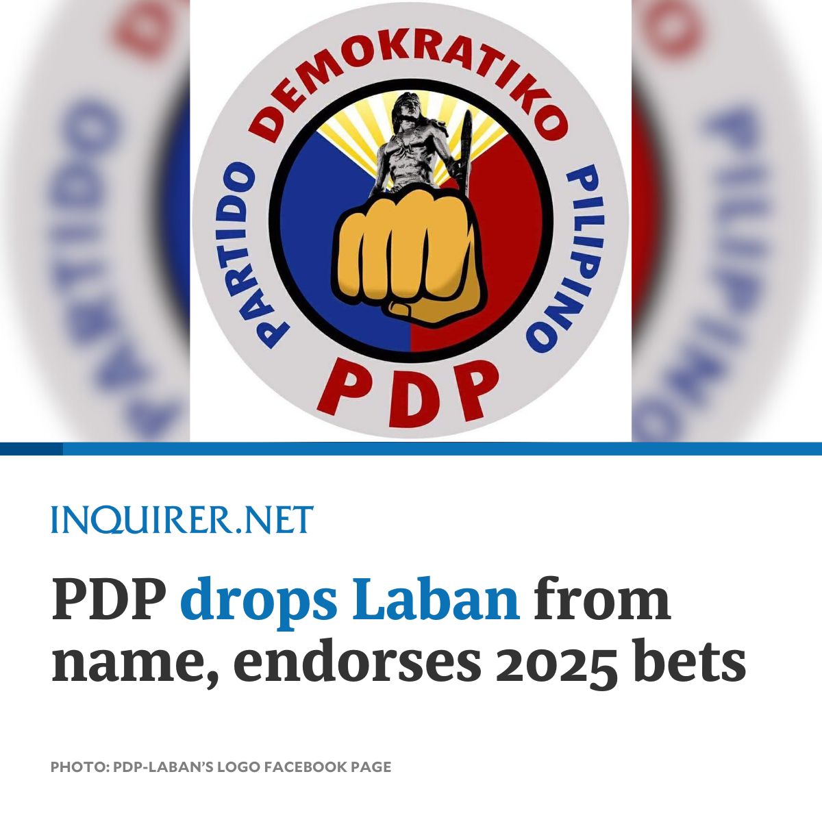 Pdp Laban Logo Padilla Assumes Post As PDP Laban President
