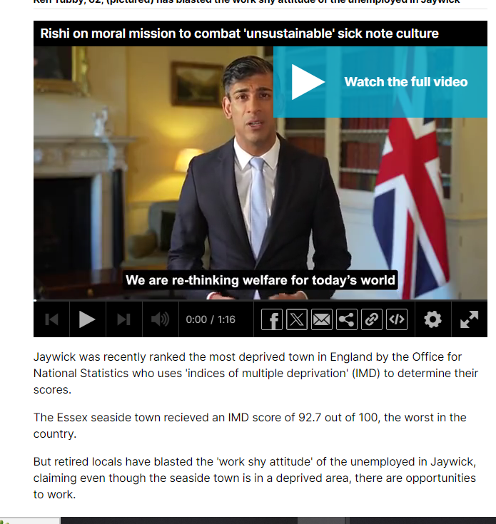 Current Mailonline TOP story headline: SHAMELESS WORKSHY BRITAIN !!! by ...